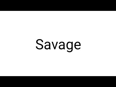 Savage Meaning | Savage Meaning In English | Savage Definition | Savage Example | Savage