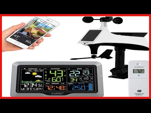 La Crosse Technology V40A-PRO-INT Wi-Fi Professional Weather Center, Silver