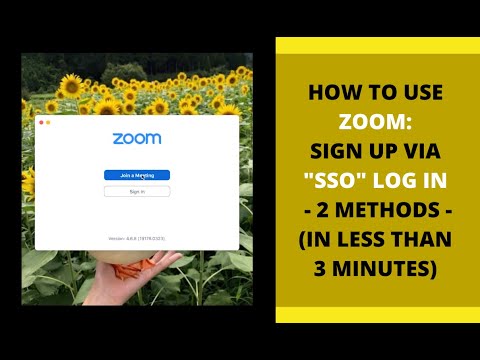 How to use ZOOM | Download & Sign In via SSO  -- 2 METHODS (in less than 3 minutes!) | ESP Daniella