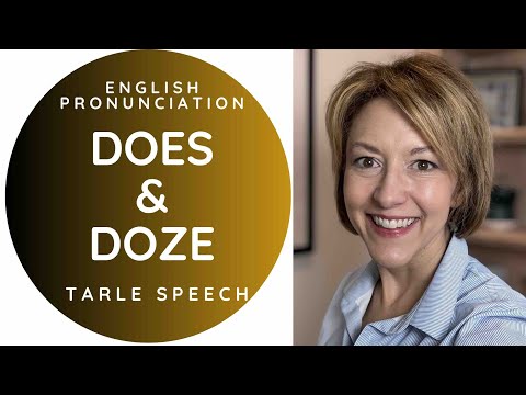 Learn How to Pronounce DOZE & DOES - American English Homophone Pronunciation Lesson #learnenglish