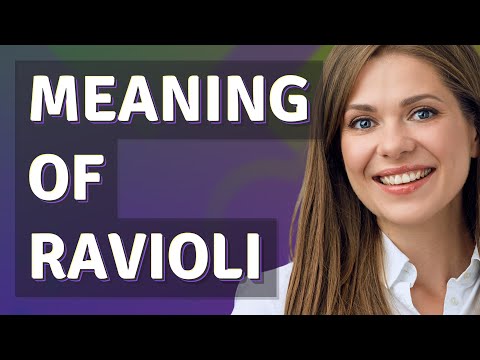 Ravioli | meaning of Ravioli