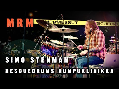 Simo Stenman - Rescuedrums rumpuklinikka 2024