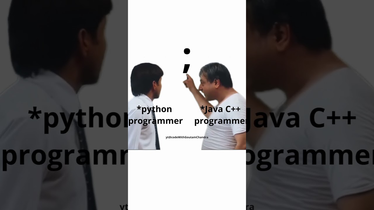 Python developer || #coding #memes #python #java #cpp