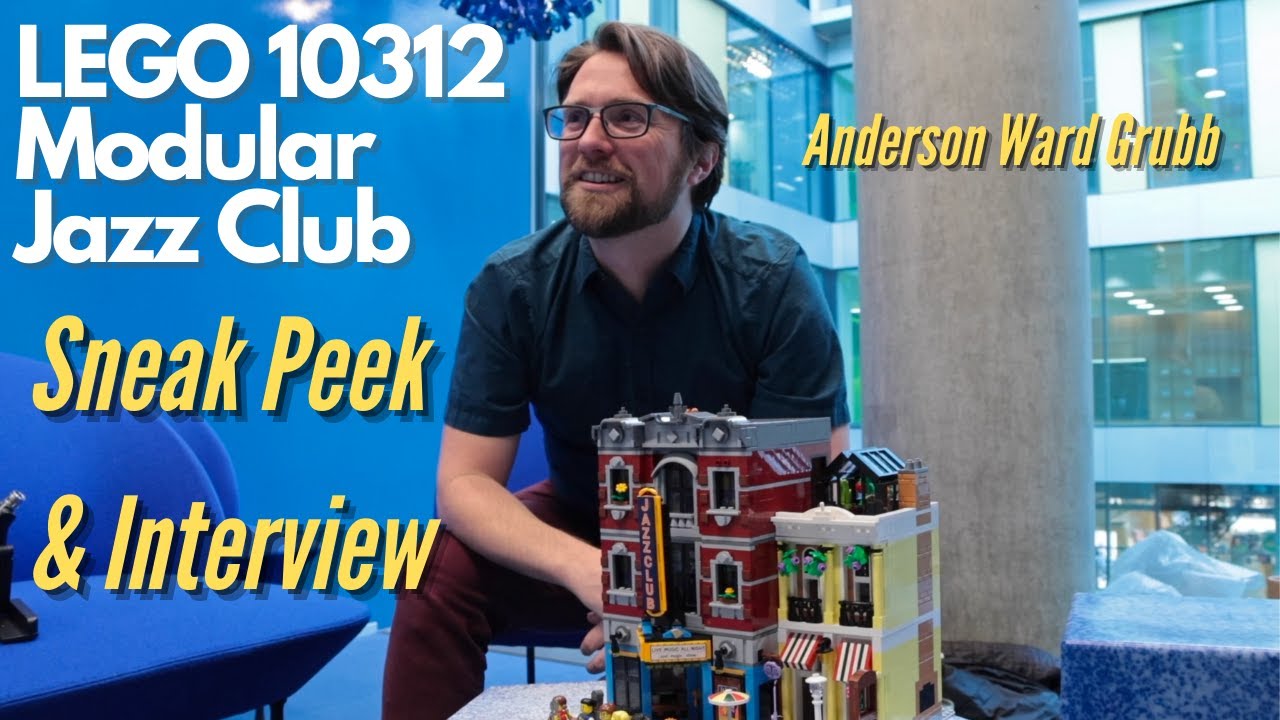 LEGO 10312 Modular Jazz Club exclusive sneak peek and designer interview