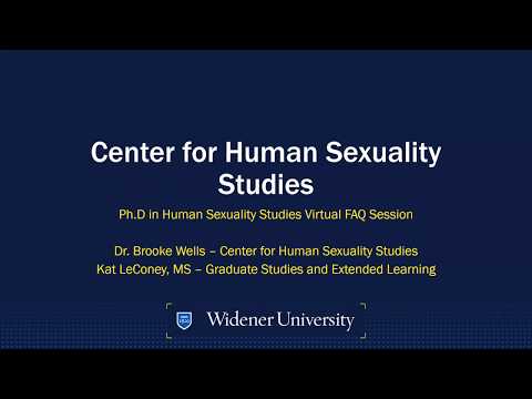 PhD in Human Sexuality Studies- FAQ Session