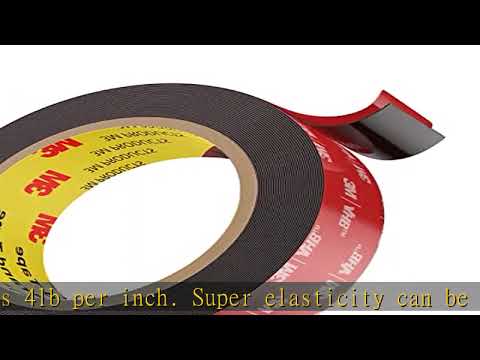 Double Sided Tape, 3M Heavy Duty Mounting Tape, 23Ft x 0.6In Two Sided Acrylic Foam Tape, 2 Sided S