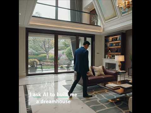 i ask AI to built a dream house. it didn't disappoint #AIGenerated #Reels #ViralVideo