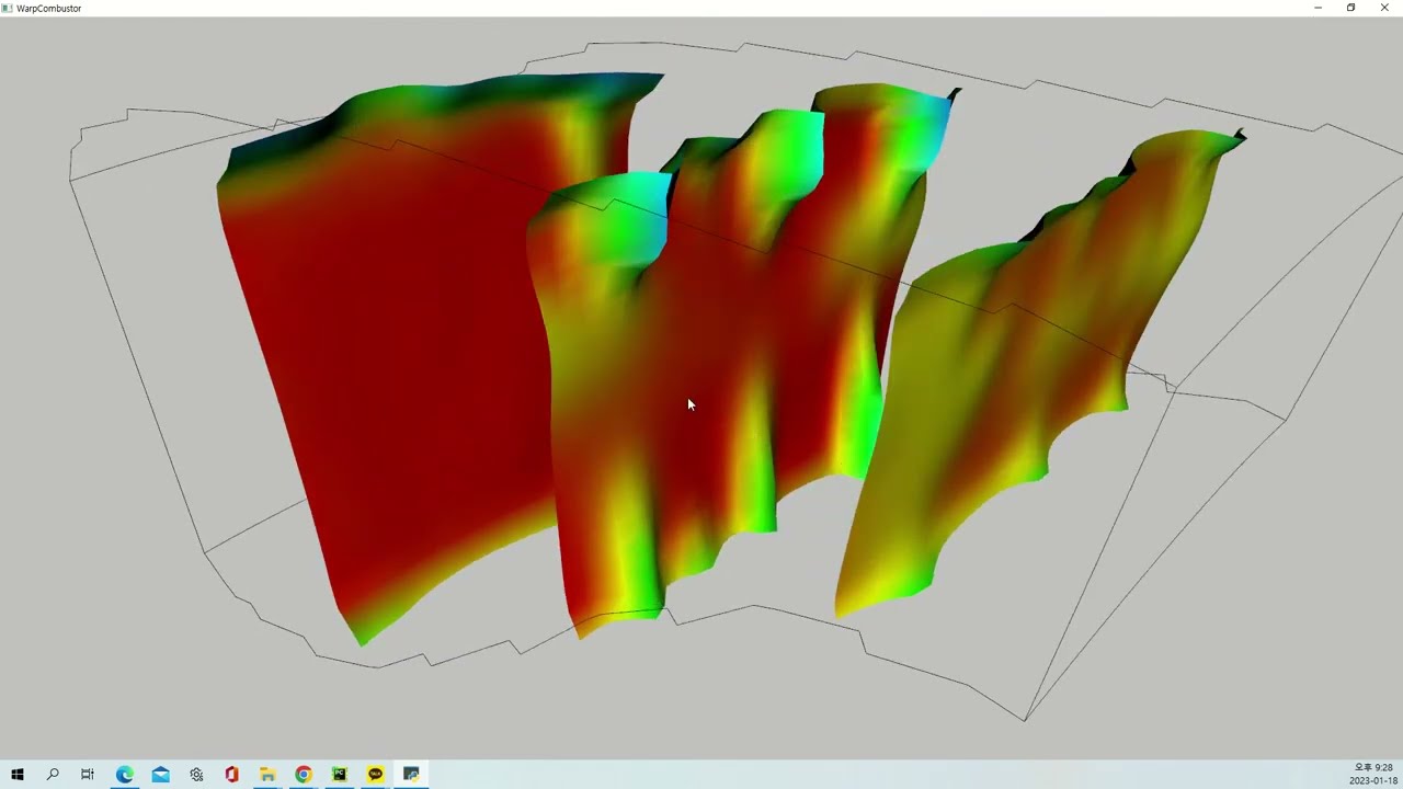 VTK Python Example - WarpCombustor