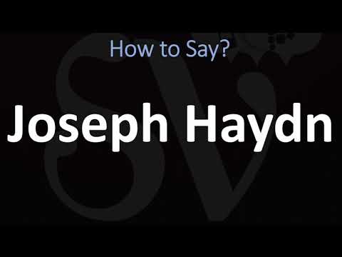 How to Pronounce Joseph Haydn?