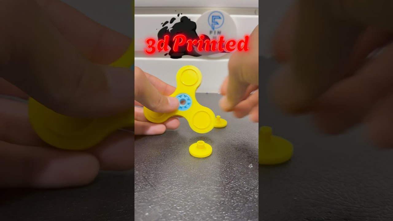 3d Printed Bearing vs. Real Bearing #3dprintable #3dprinting #3dprintedvsreal
