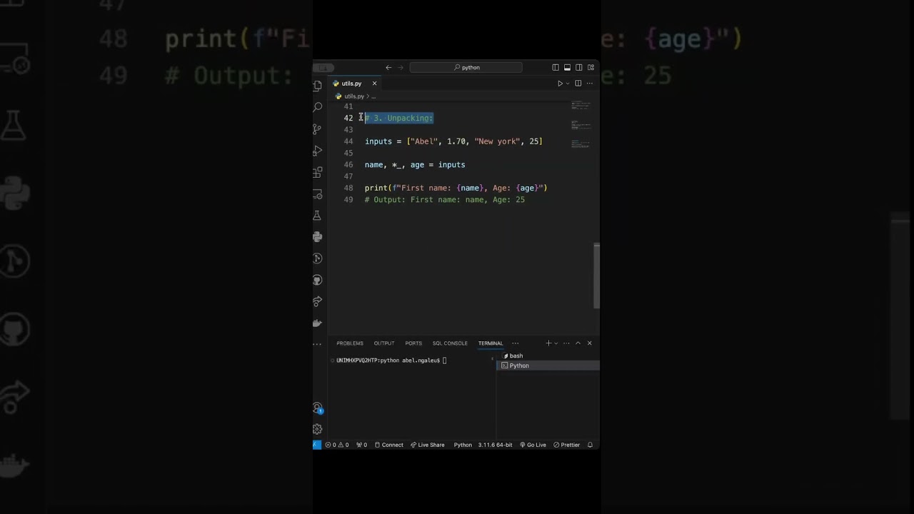 Python Magic with 3 Everyday Features! #coding #programming