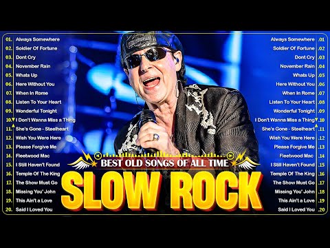 Scorpions, Aerosmith, Bon Jovi, U2, Ledzeppelin 💯 Best Slow Rock Ballads 80s, 90s