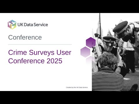 Crime Surveys User Conference 2025: data updates
