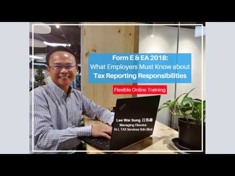 20190117 Forms E & EA 2018 What Employers Must Know about Tax Reporting