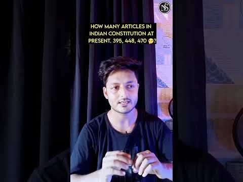 How Many Articles In Indian Constitution Now in 2022 š¤ #shorts #upsc #Constitutionofindia