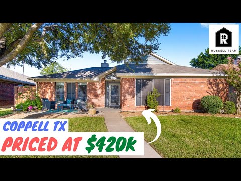 (SOLD) 426 Parkwood Ln Home for Sale in Coppell TX Priced at $420K [AMAZING Location!]