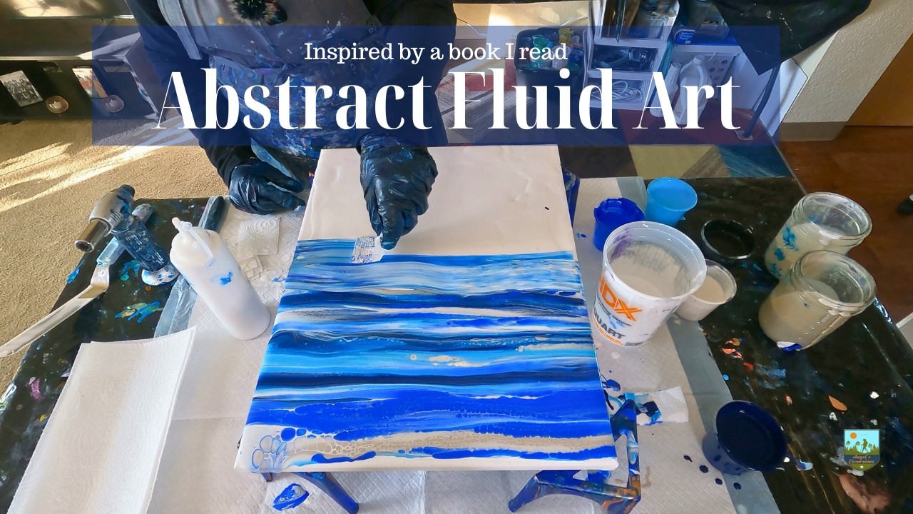 Fluid Abstract Art Based On A Book - Part One #fluidart