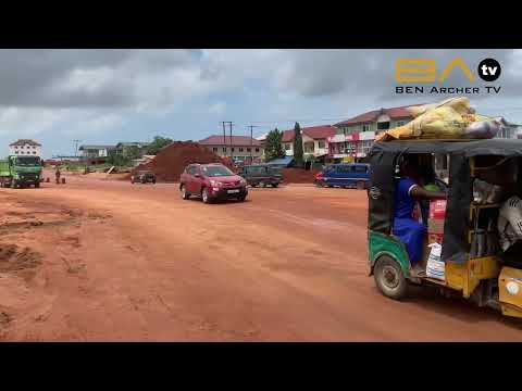 KASOA WINNEBA ROAD DUALISATION PROJECT UPDATE: Contractors Intensify Works On U-drains.
