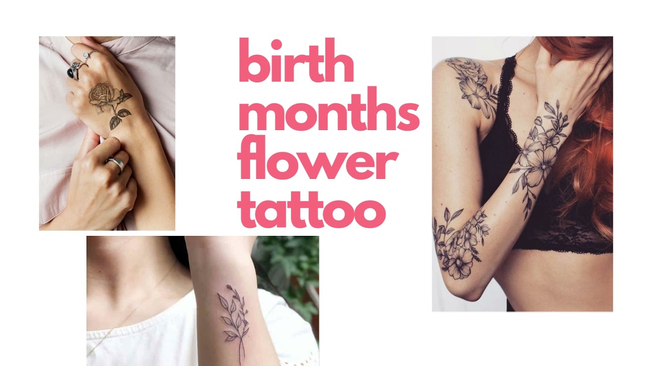 birth months flower tattoo