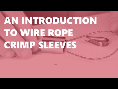 Wire Rope Crimp Sleeves (also known as Loop Sleeves)