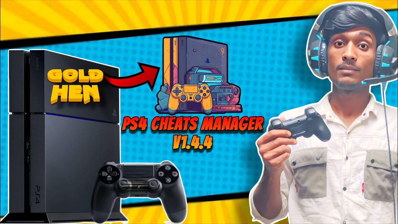 Install Cheats Menu On PS4 Jailbreak|Goldhen Offline Method!