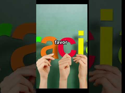 Learn 5 Spanish Words in 60 Seconds