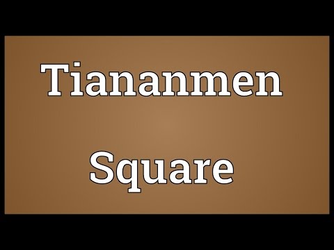 Tiananmen Square Meaning