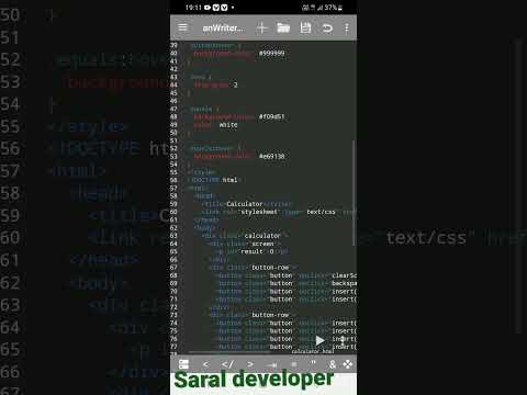 How to create a calculator using HTML CSS and JAVASCRIPT