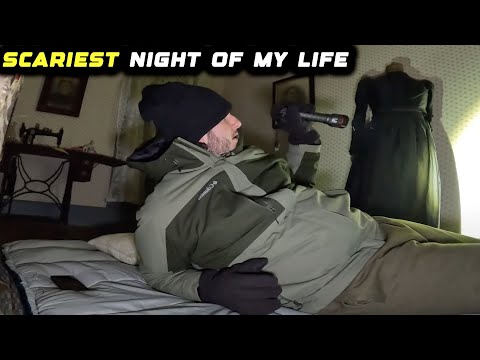 SURVIVING the SCARIEST NIGHT ALONE Inside HORROR Village! TRAPPED BY DEMON! CAMPING GONE WRONG