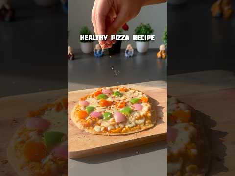 Healthy Wheat Pizza Recipe #shorts #pizza #healthy #recipe