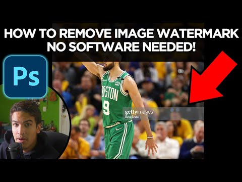 How to remove image watermark easily | No software needed | High quality