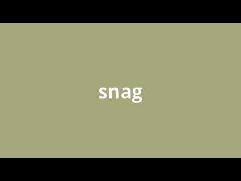 what is the meaning of snag