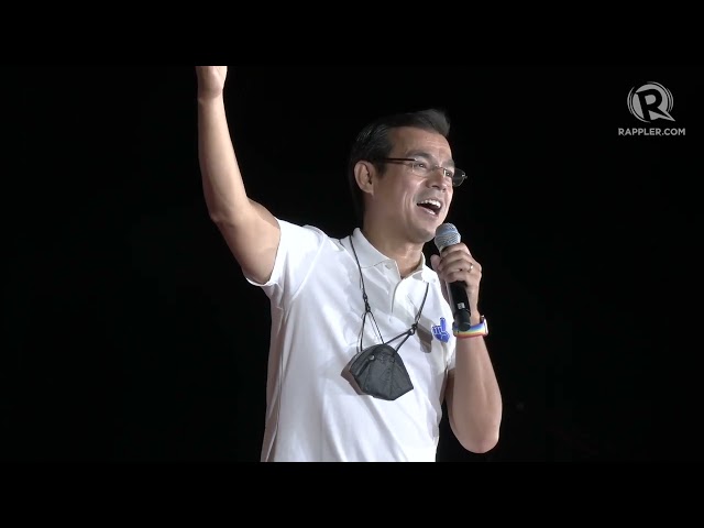 WATCH: Isko Moreno's speech at One Batangas rally