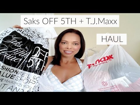 TJ Maxx Clothing Haul + Saks OFF 5TH Shoe Haul