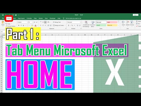 Fungsi Tab Menu HOME Microsoft Excel