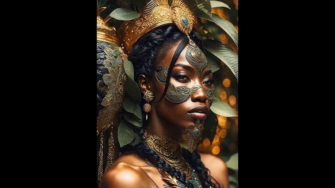 Queen of the Jungle #stablediffusion #deforum #jungle #queen #africa #woman #realistic #portrait #ai