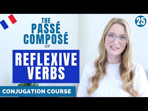 The passé composé of REFLEXIVE VERBS // French conjugation course // Lesson 25