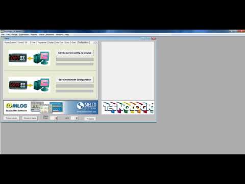 How to Send a saved configuration to device (ASCON TECNOLOGIC) Winlog Software