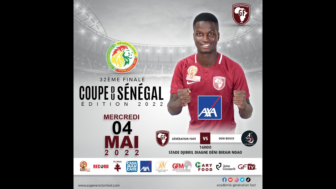 Site officiel – Académie Génération Foot