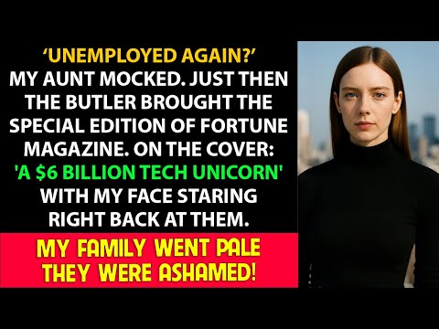 Family Called Me Jobless — Then My Name Appeared On Fortune's Cover, Everything Changed...
