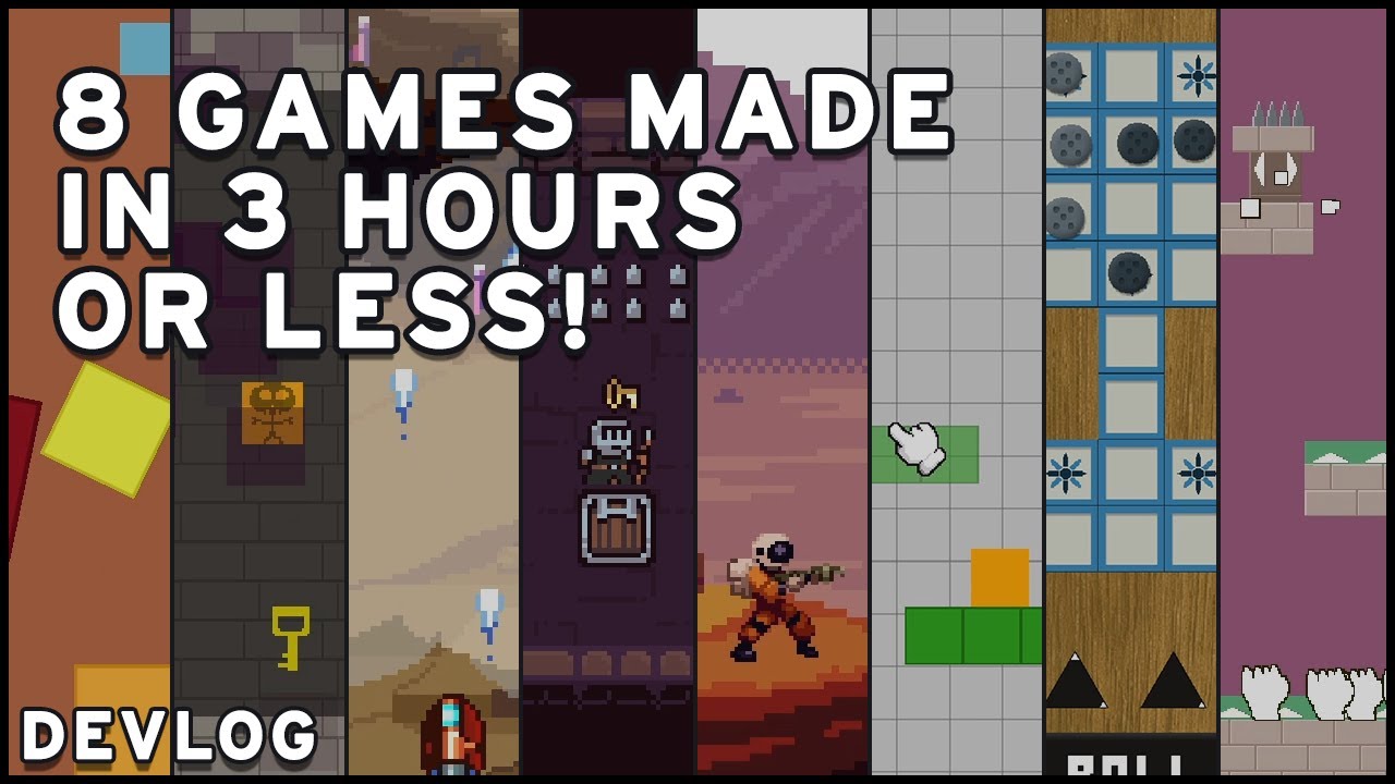Making Games in 3 Hours or Less (Game Dev Challenge Devlog)