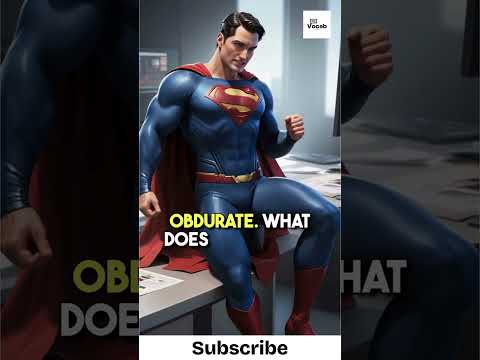 So Obdurate! | Must-Know English Word