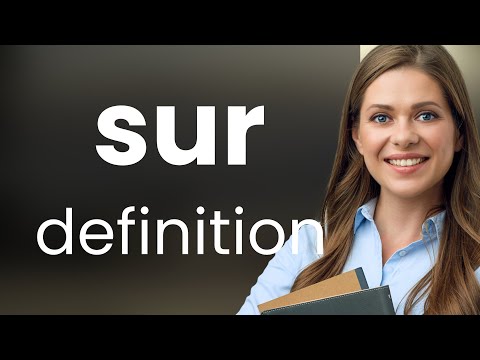Sur • SUR definition