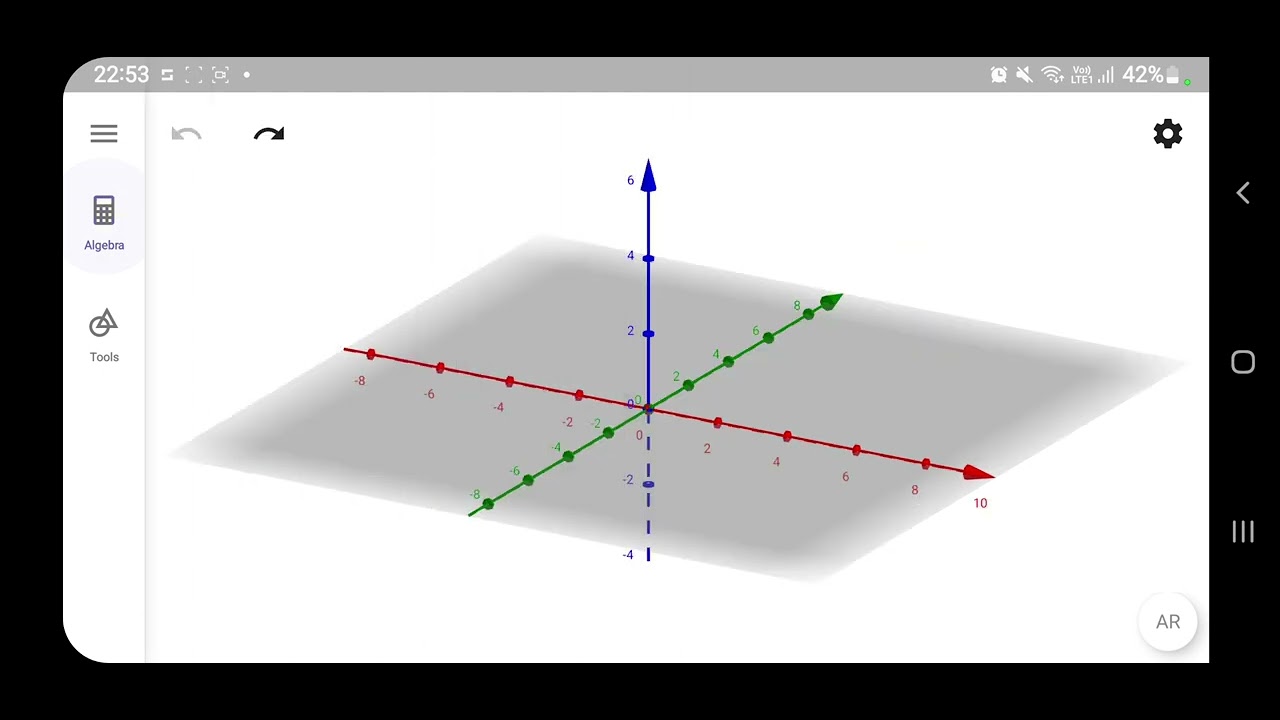 Luas Permukaan Kubus dengan aplikasi geogebra