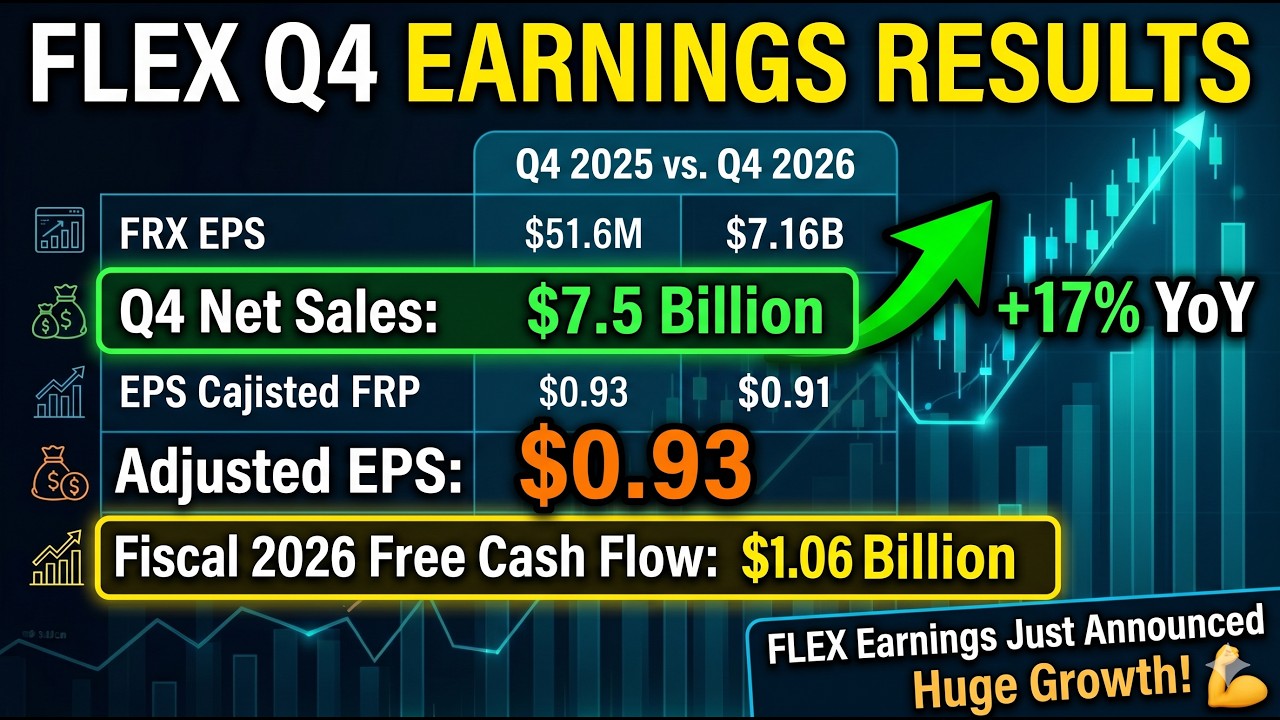 FLEX Stock Surges 30%! 🚀 Q4 Earnings Beat & AI Spin-Off Explained (NASDAQ: FLEX)
