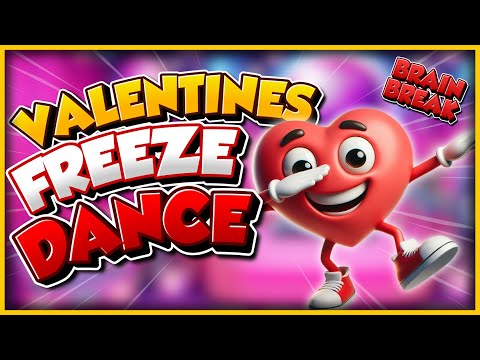 Valentine's Freeze Dance Song! ❤️ Valentines Day Brain Break ❤️ Just Dance ❤️ Danny Go Noodle ❤️