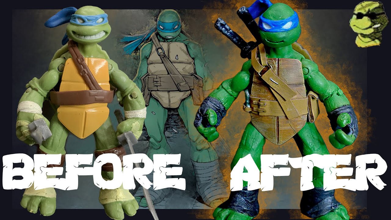 Making Leonardo from IDW Comics - TMNT Customs