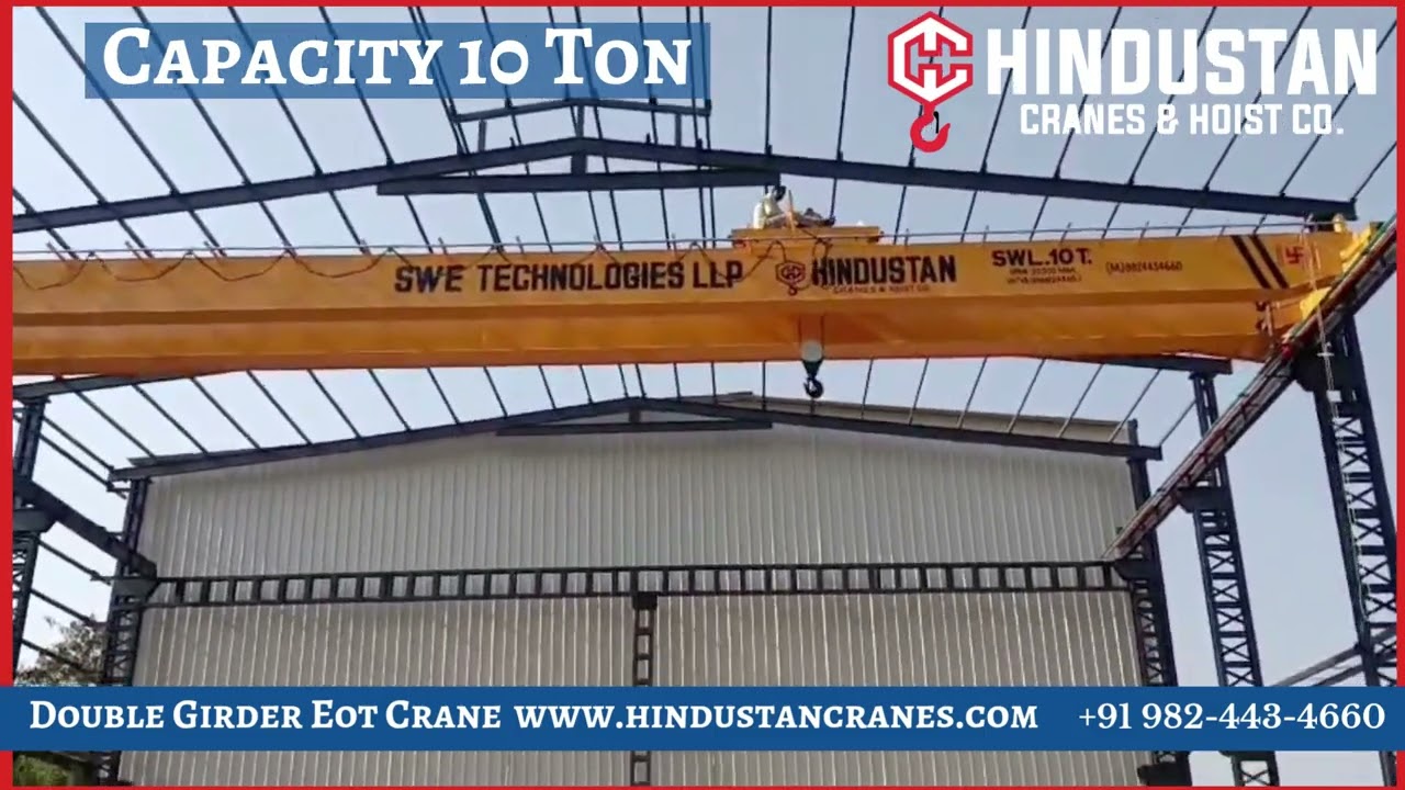 Double Girder Eot CraneCapacity 10 Ton