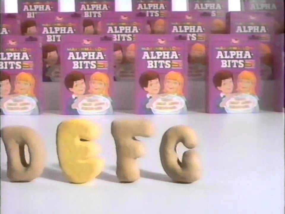 Marshmallow Alpha-Bits commercial from 1990