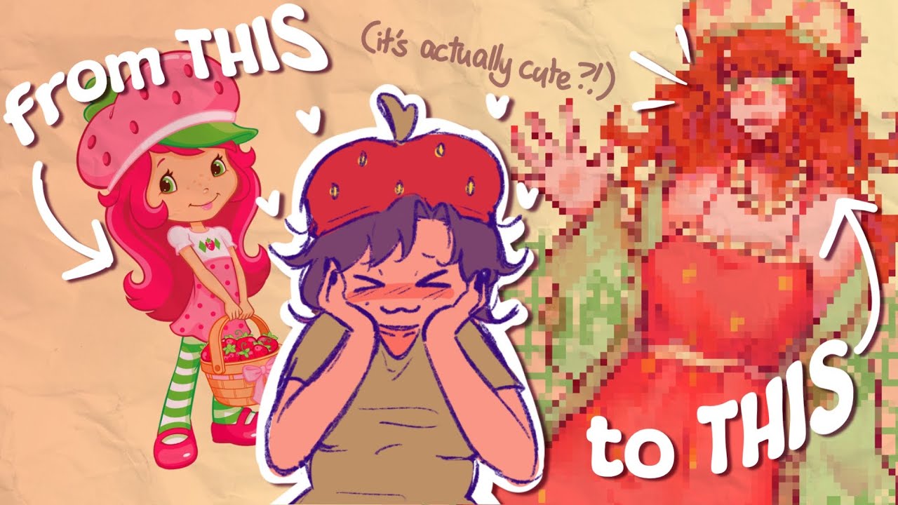 I Redesigned STRAWBERRY SHORTCAKE Characters!